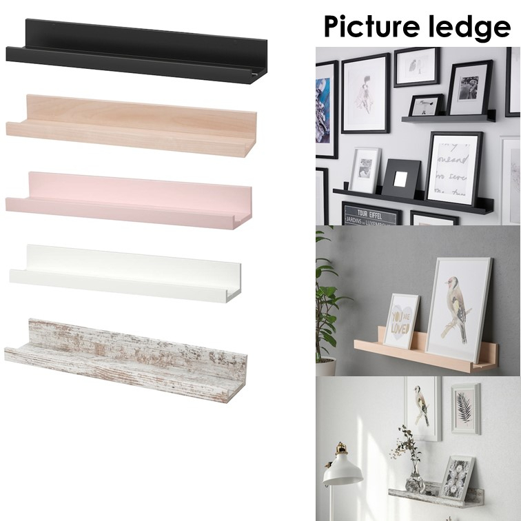 Solid Wood Wall picture ledge display shelf picture shelf Wall Hanging ...