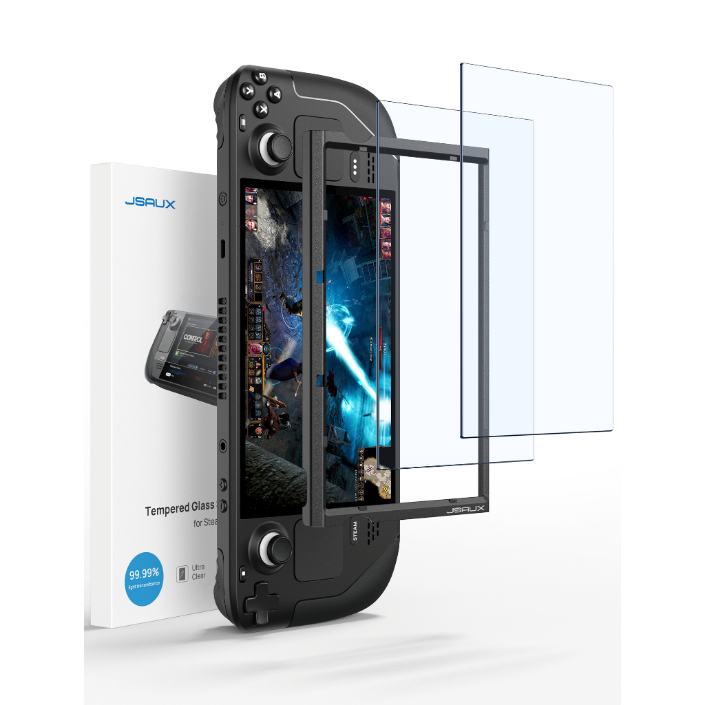 [2-Pack] JSAUX Steam Deck OLED Screen Protector with Toolkits 9H ...