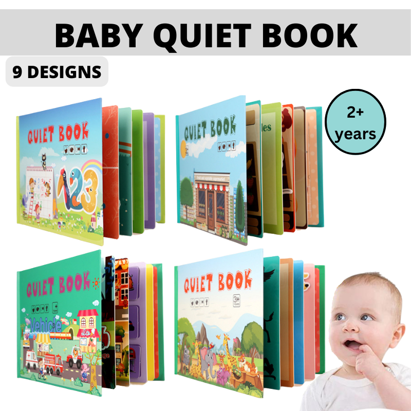 Baby Activity Book Busy Quiet Book (2-3+ years) Montessori Early ...