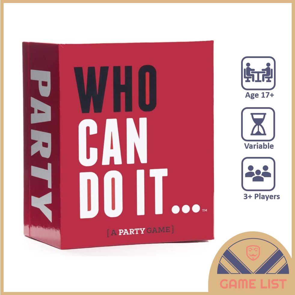 [Local Store]Who Can Do It A Party Game - Compete with Your Friends to ...