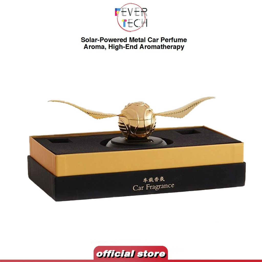 Solar-Powered Metal Car Perfume Aroma, Soaring Wing Light Fragrance ...