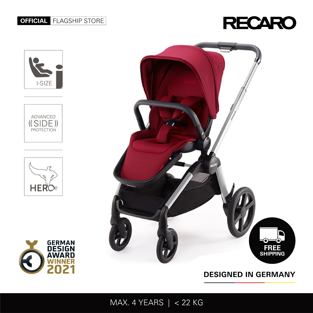 Recaro Stroller - Sadena (Silver Frame) | Shopee Singapore