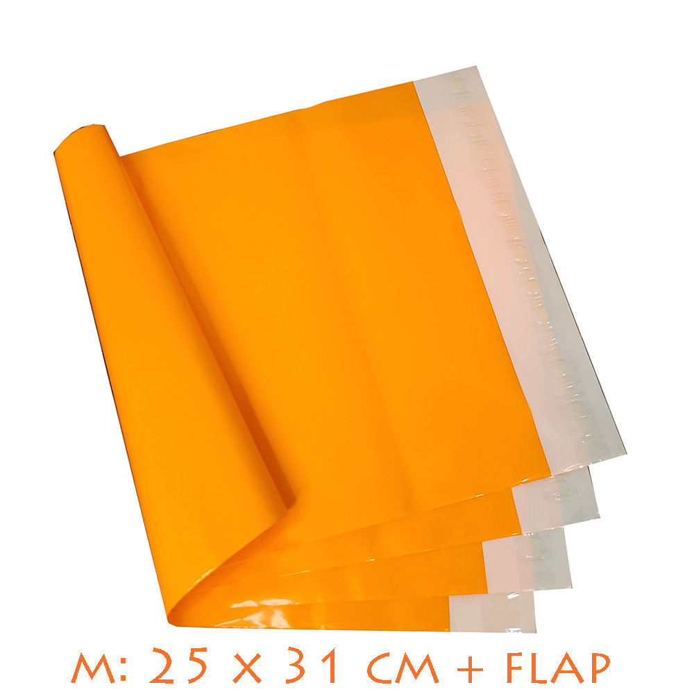 [SG Stock] THICK Matt Quality ORANGE Poly Mailer Bags | Polymailers ...