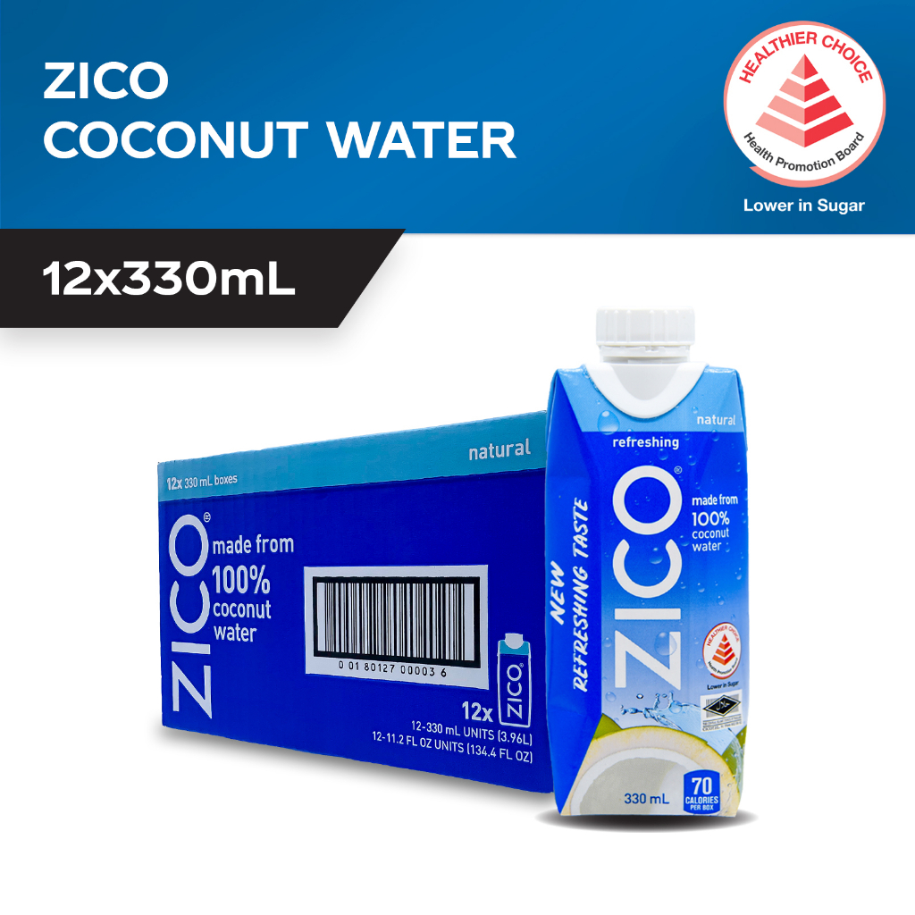 Zico Coconut Water (12 x 330ml) Case | Shopee Singapore
