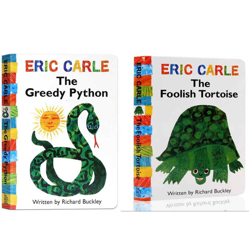 Authentic : Eric Carle The Greedy Python/ The Foolish Tortoise (Board ...