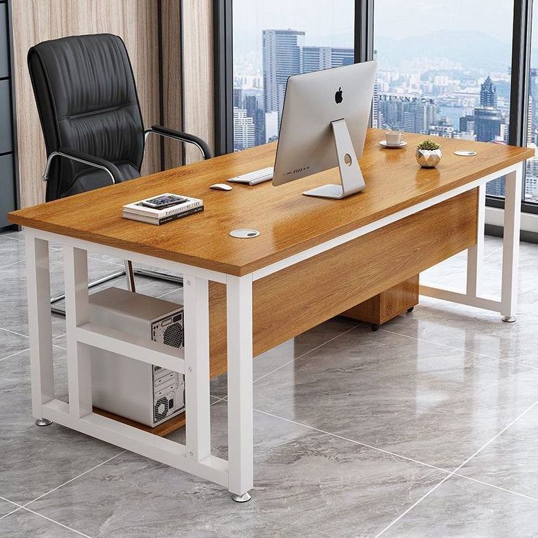[SG Stock] Office PC Table With Drawers Desks 120cm/140cm/160cm ...