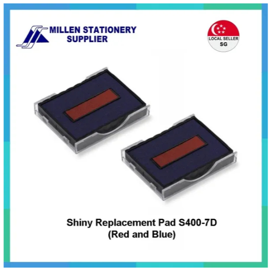 Shiny Replacement Pad S400-7D (Red and Blue) and (Red and Black ...