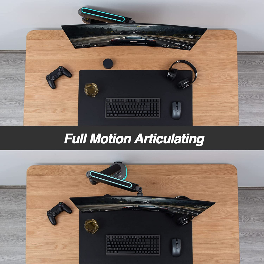 [NEW] ULTi AURA RGB Monitor Arm - Compatible with most 34 inch Monitors ...