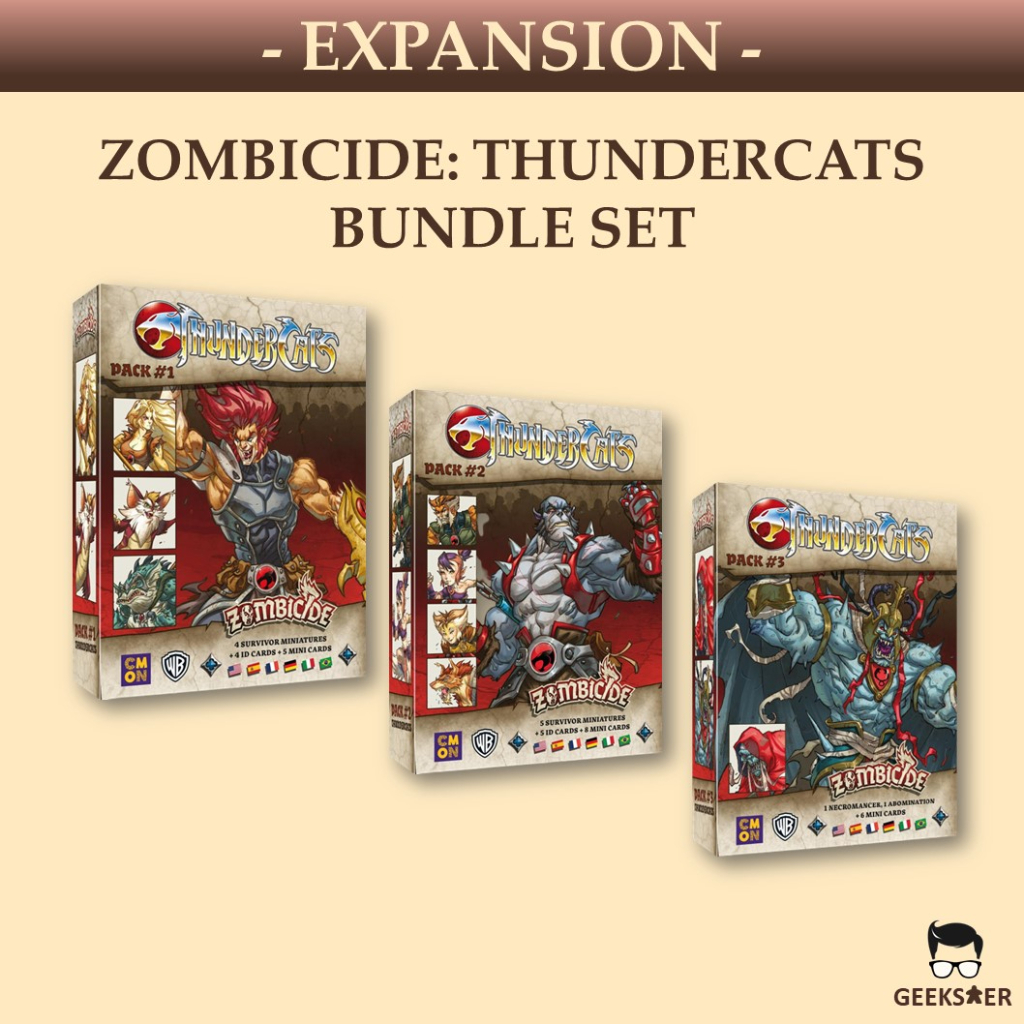 Zombicide: Thundercats Expansion Packs Board Game | Shopee Singapore