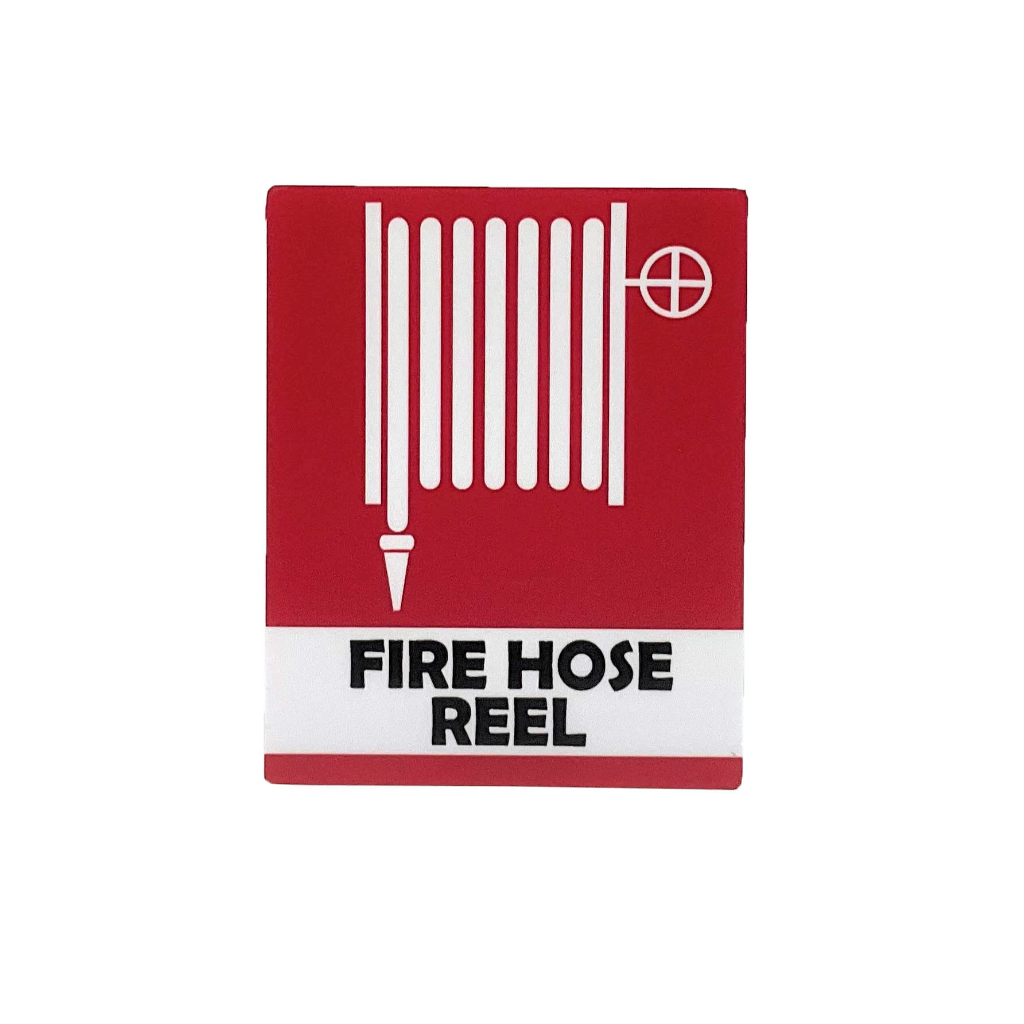 FIRE HOSE REEL SIGNAGE ( 80mm x 100mm ) | Shopee Singapore