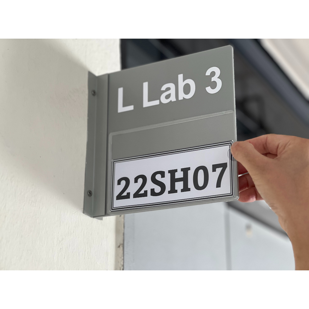 Slot in Changeable Room Signage | Shopee Singapore
