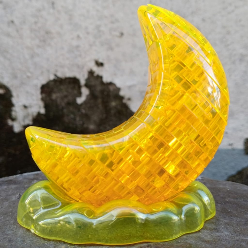 [SG LOCAL] Crescent Moon 3D Crystal Puzzle Blocks | Shopee Singapore