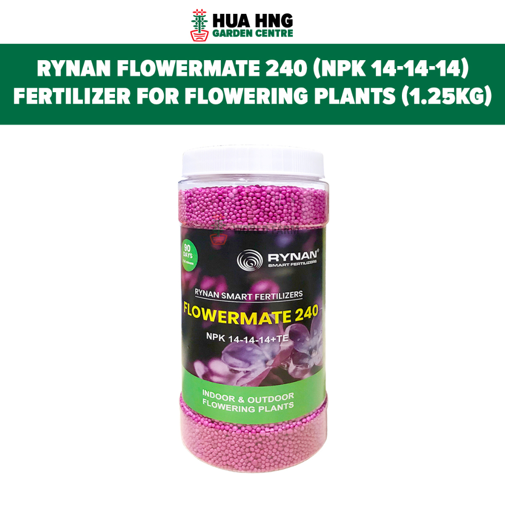 RYNAN Flowermate 240 (Controlled Release Fertiliser / Fertilizer), NPK ...