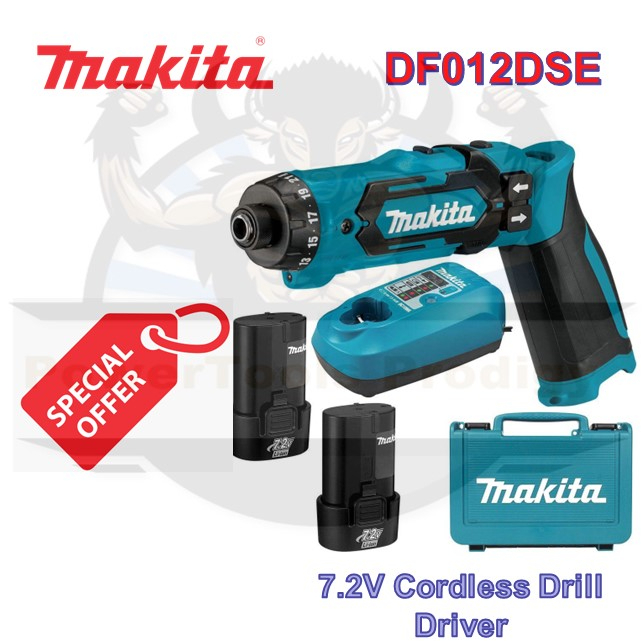 MAKITA DF012DSE CORDLESS DRILL DRIVER 7.2V | Shopee Singapore