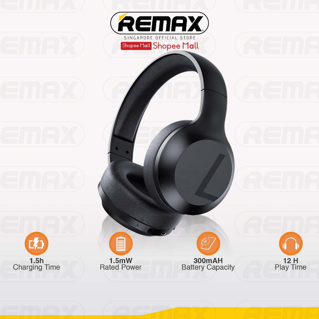 [Remax Audio] RB-660HB Compact & Light Bluetooth Headset with Sensitive Button Control | Shopee ...