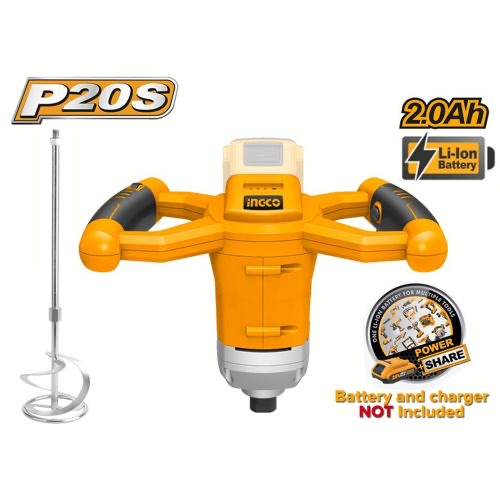 INGCO 20V Li-Ion Mixer MXLI2001 (Bare Unit) | Shopee Singapore