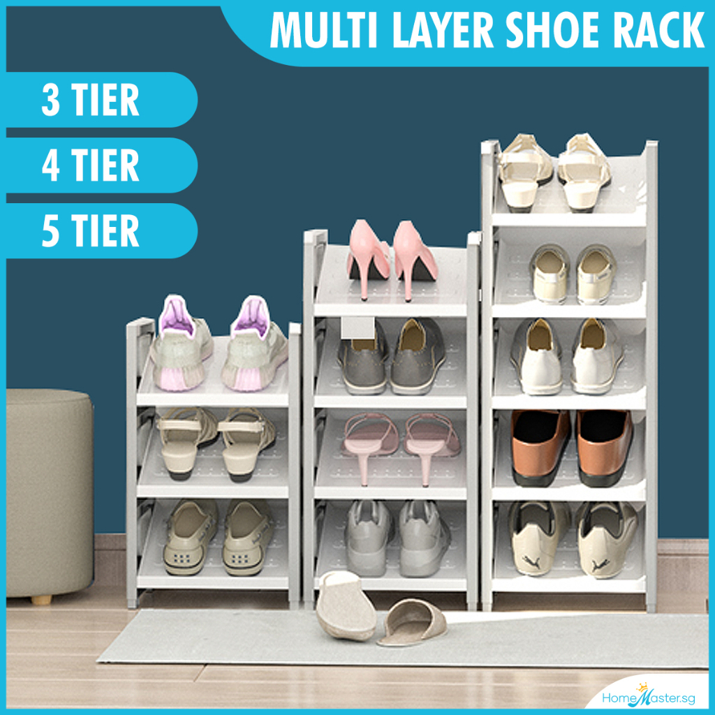 [SG Ready Stock] Shoe Rack*Multi-tier*Durable Plastic | Shopee Singapore