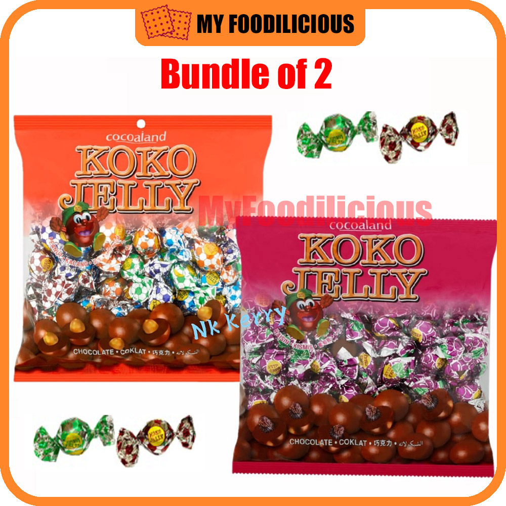 Cocoaland Koko Jelly Peanut/ Raisin 750g Snack Chocolate Birthday Gift ...