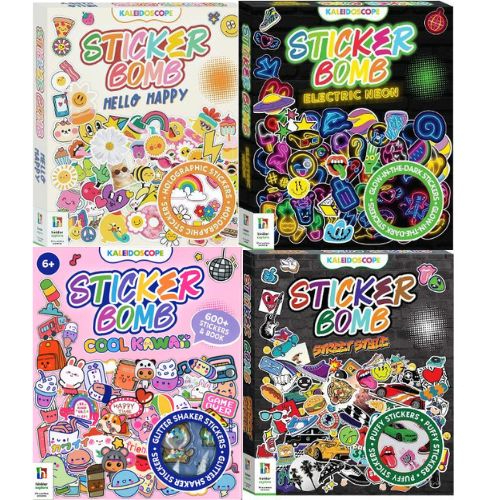 Kaleidoscope Sticker Bomb Cool Kawaii/Hello Happy/Street Style/Electric ...
