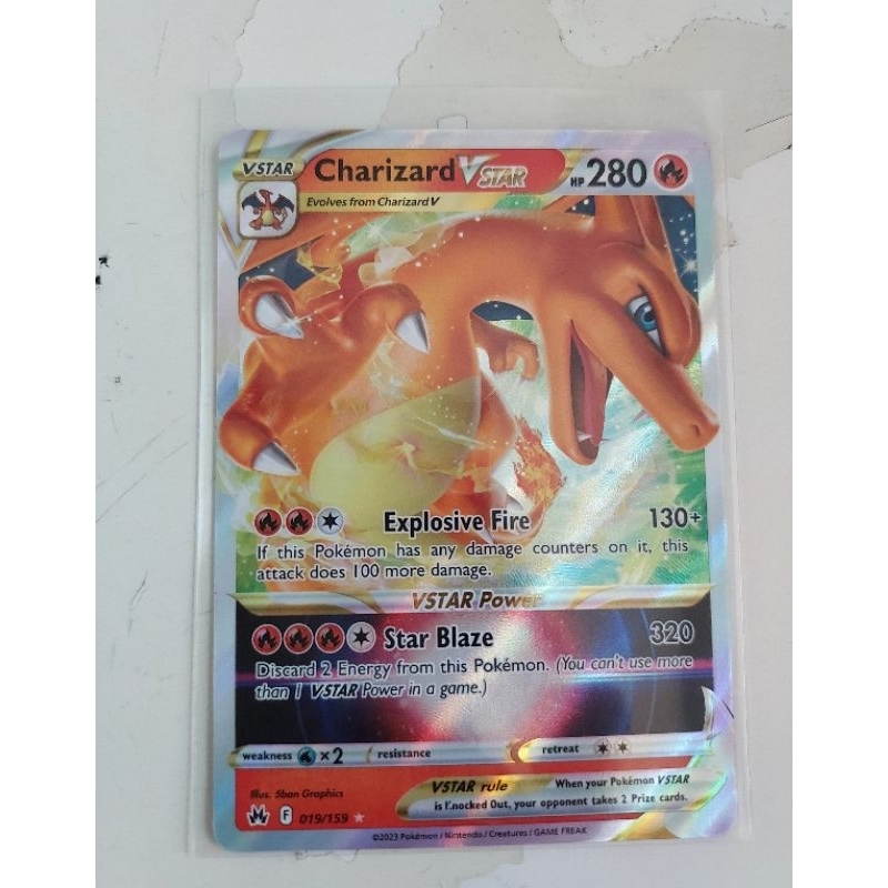 Pokemon charizard vstar crown zenith card | Shopee Singapore