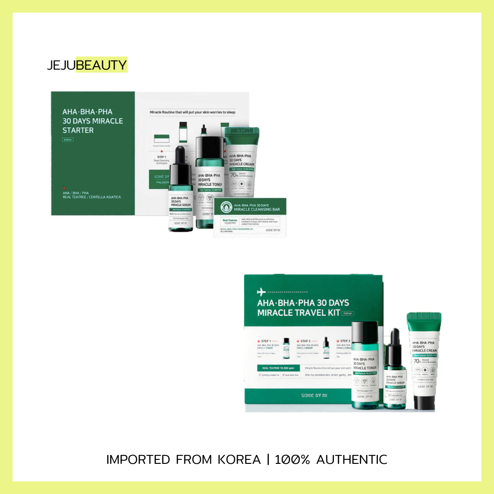 SOMEBYMI AHA BHA PHA 30days Miracle Travel and Starter Kit | Shopee ...