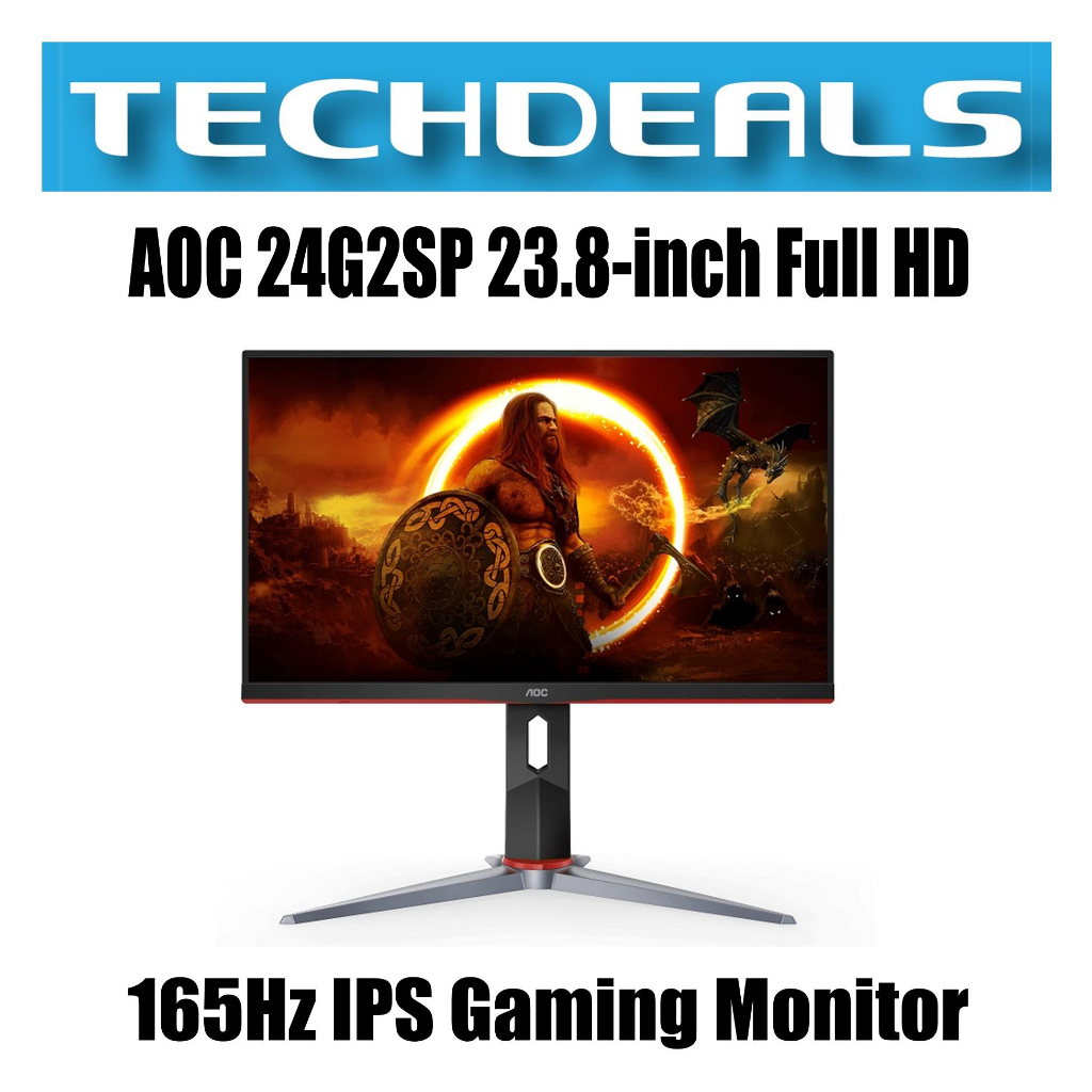 AOC 24G2SP 23.8-inch Full HD 165Hz IPS Gaming Monitor | Shopee Singapore