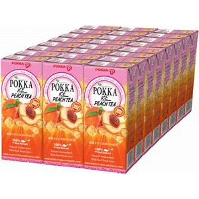 Pokka Ice Peach Tea (24's x 250ml) | Shopee Singapore