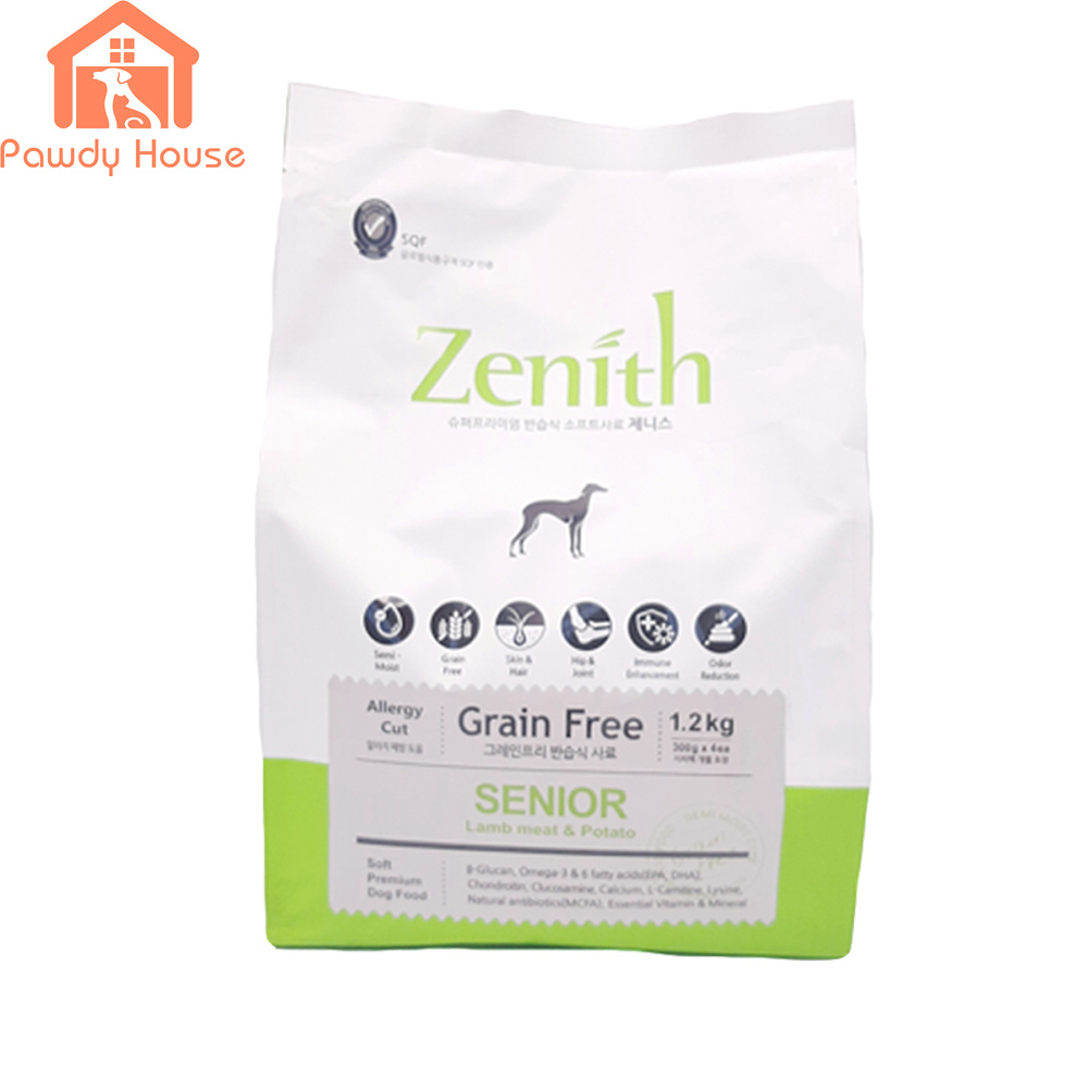 Zenith Senior Lamb & Potato Soft Kibble Dog Food Kibbles 1.2kg | Shopee ...