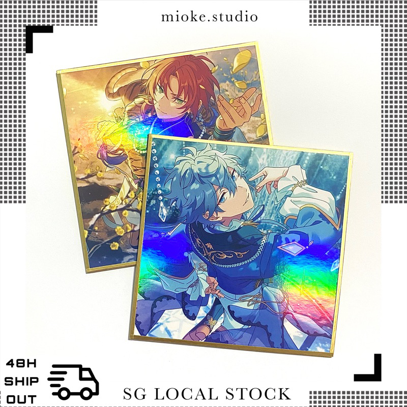 Ensemble Stars Enstars Shikishi Art Print Holographic Poster | Shopee ...