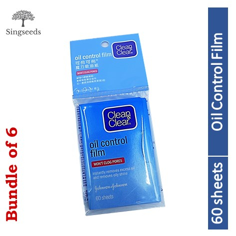 [360 Sheets] Clean and Clear Oil Control Film Instantly Removes Excess ...
