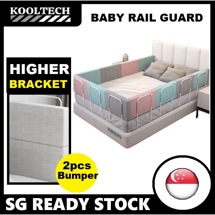 Baby Bed Rails Children's Barriers Rail Guard Bumper Fence Kids Safety ...