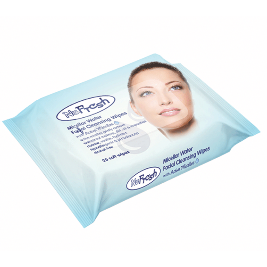 [Nufresh] Micellar Water Facial Cleansing Wipes 25 Sheets | Cleanses ...