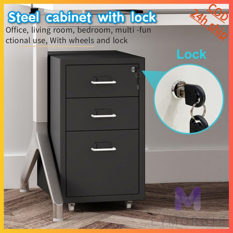 3/5/6 Layer Metal Drawer Unit-Minimalist Home Office Drawer File ...