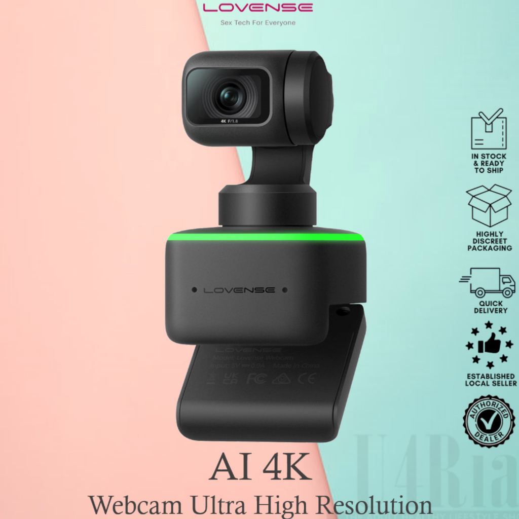 Lovense AI 4k Webcam Ultra High Resolution | Shopee Singapore
