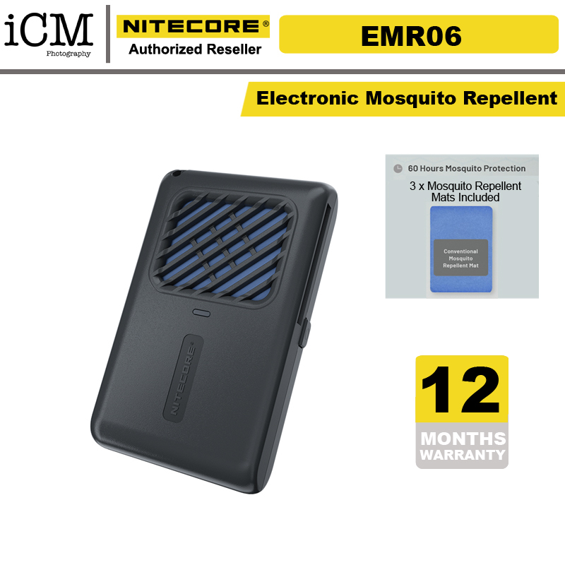 Nitecore EMR06 Portable Rechargeable Mosquito Repeller | Shopee Singapore