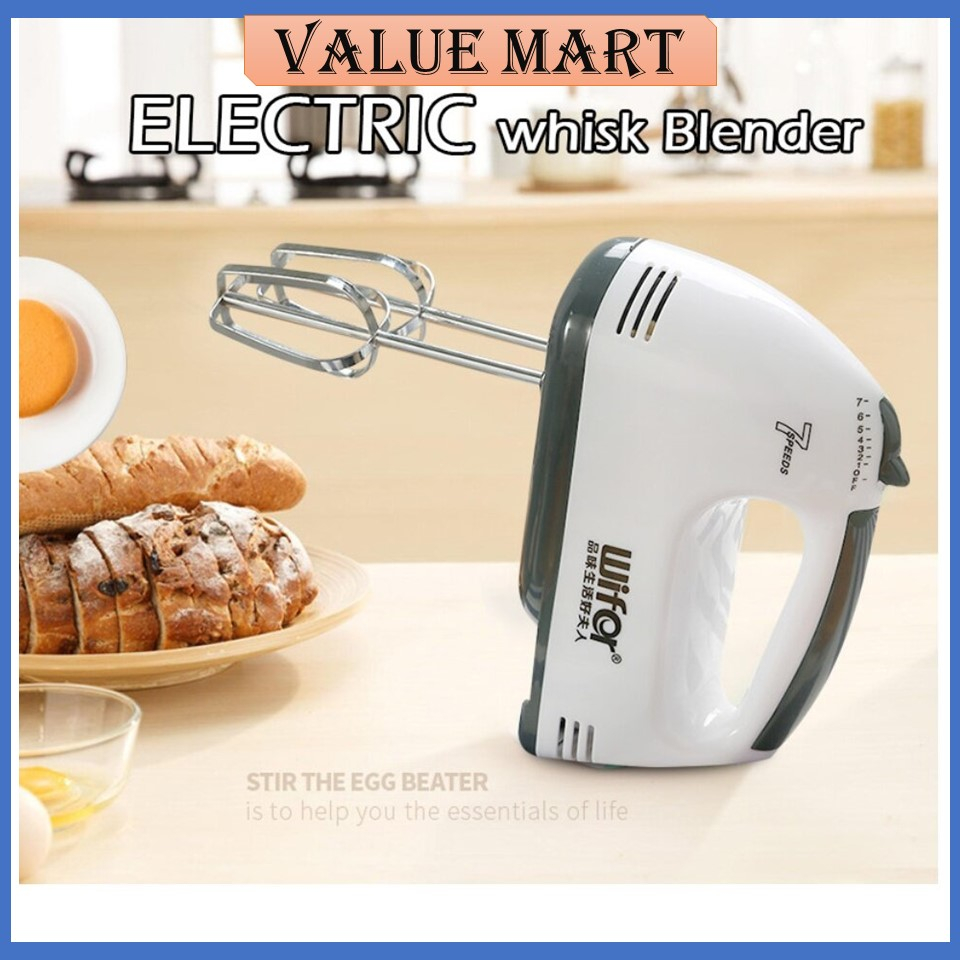 7 Speed Kitchen Beater Cake Electric Hand Mixer Whisk Egg Baking EU ...