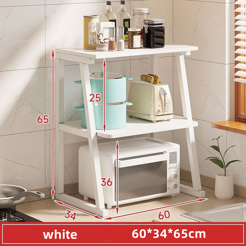 Microwave Rack Oven Rack Kitchen Rack Shelf Kitchen Organiser Storage ...