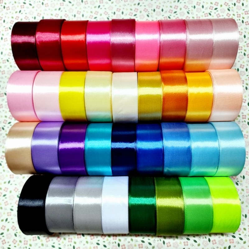 [38 mm x 22.5 Meter/ Roll] [RBN 06] Satin Ribbon | Gift Wrapping Ribbon ...
