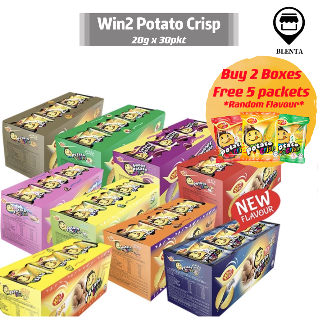 Win2 Potato Crisp BBQ/Vege/Curry/SweetPotato/Tomato/HimalayaSalt ...