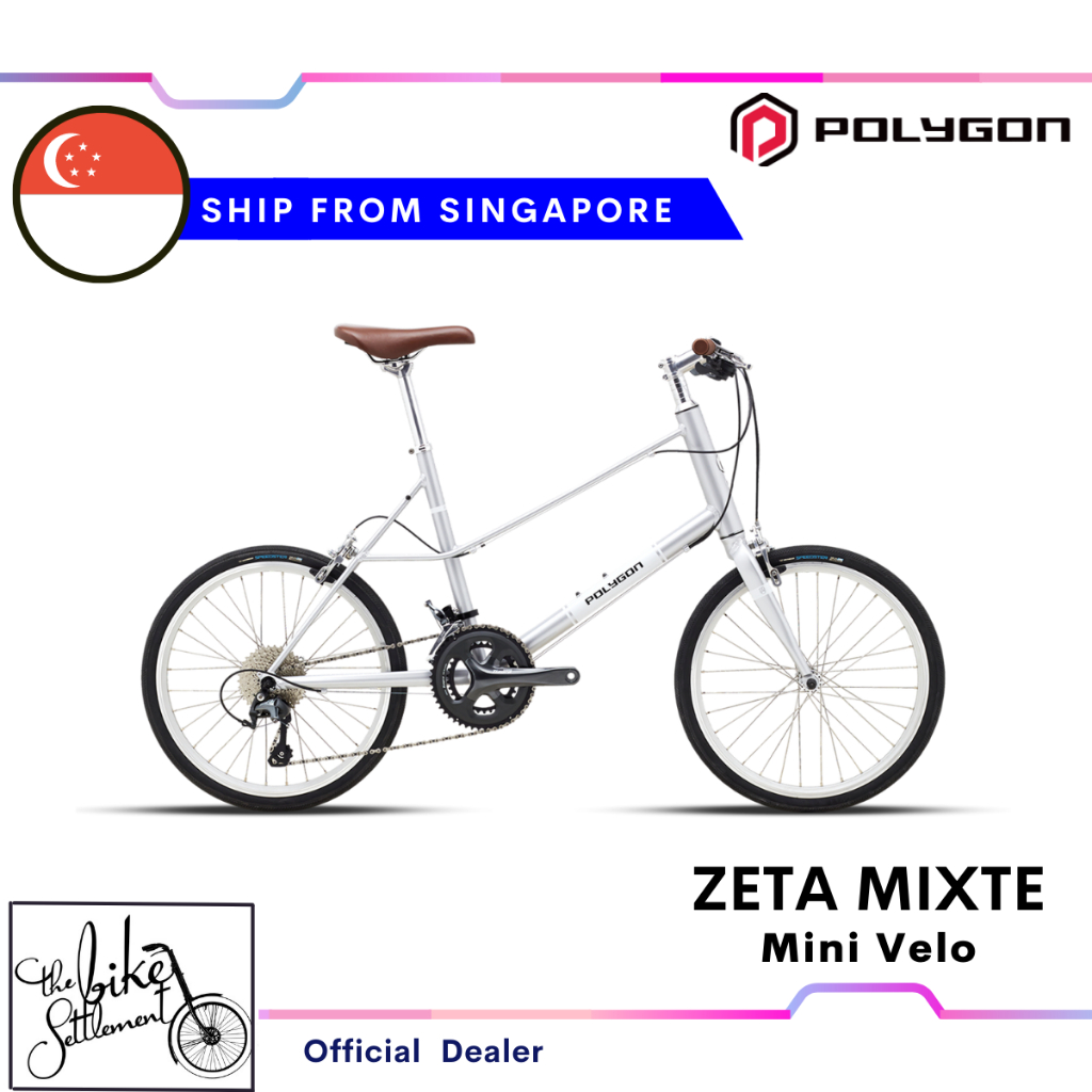 Polygon Zeta Mixte, Mini Velo Urban Commuting Bicycle | Shopee Singapore