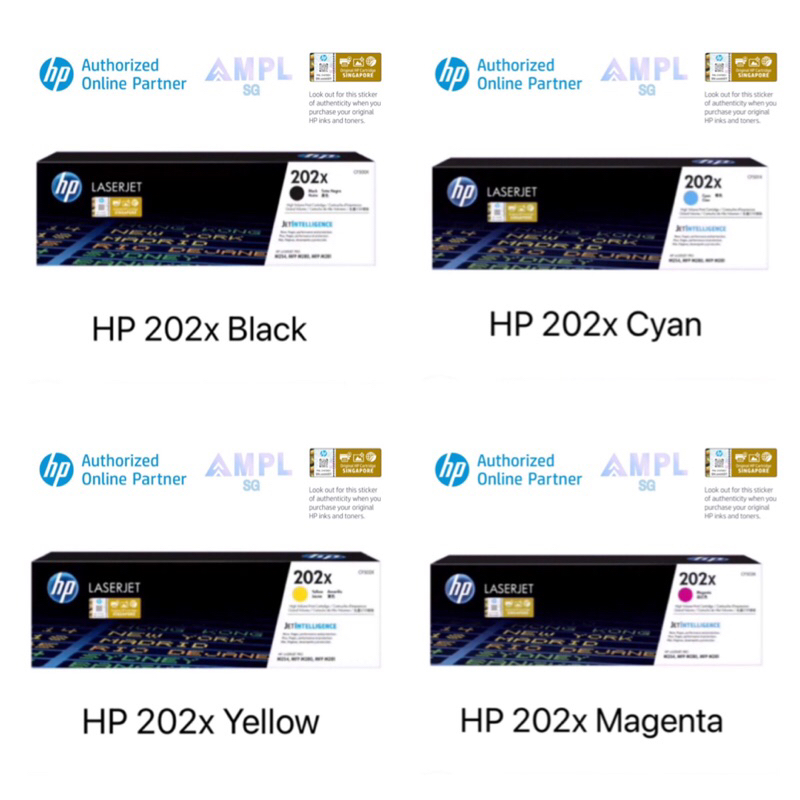 Genuine HP 202X CF500X/CF501X/CF502X/CF503X High Yield Original ...