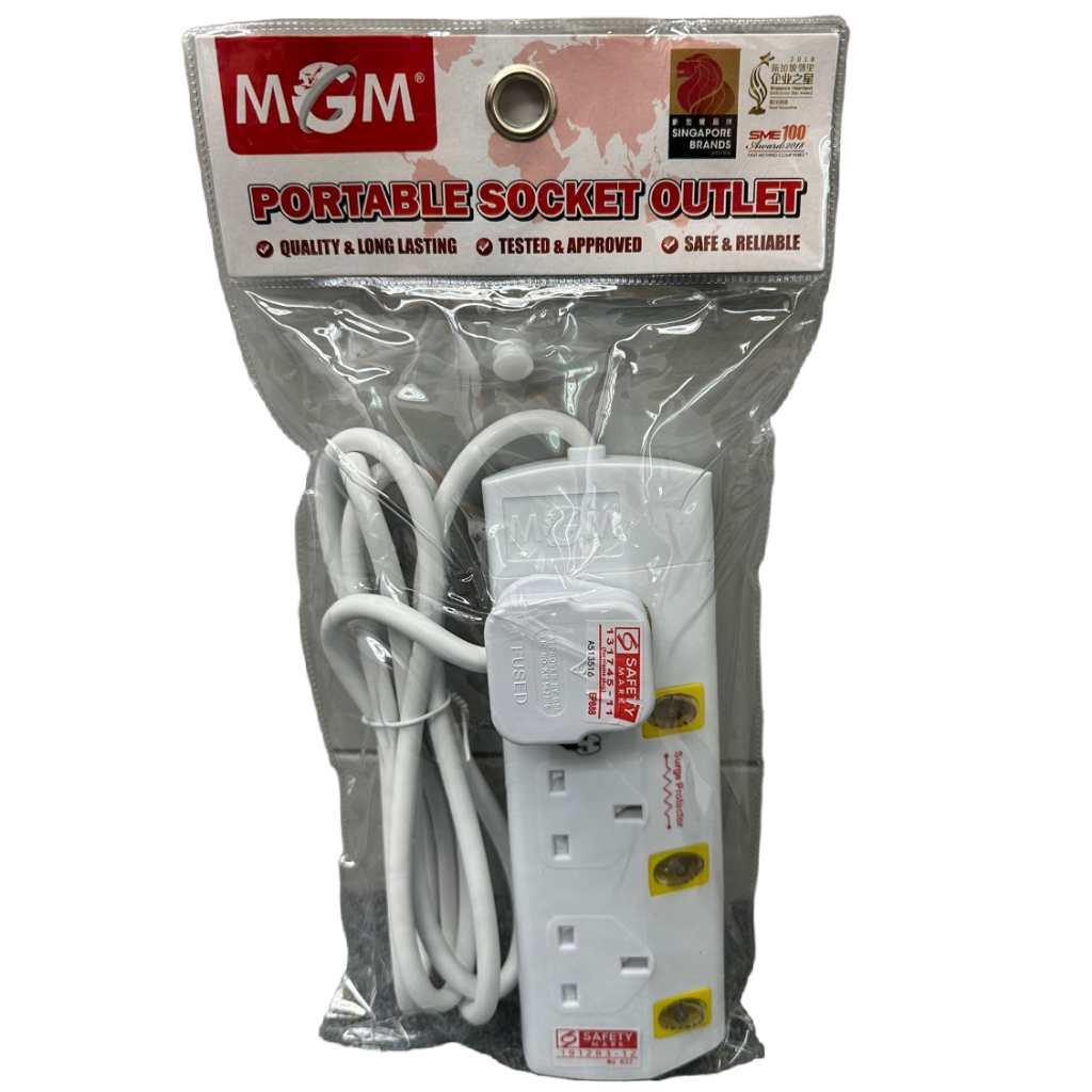 MGM MG832 Portable Socket Outlet | Shopee Singapore