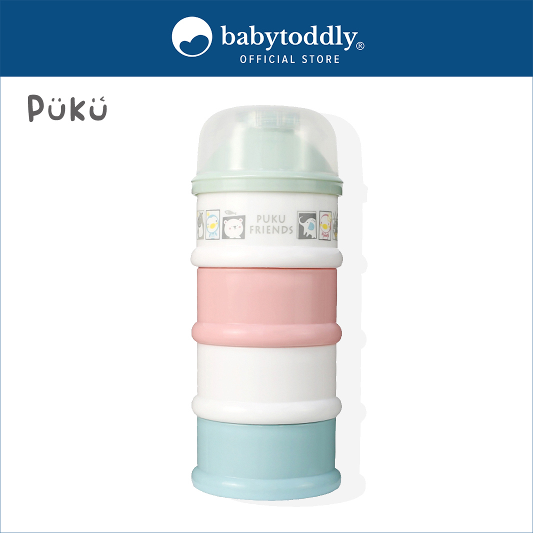 Puku 4-Tier Stackable Milk Powder Container Dispenser | Shopee Singapore