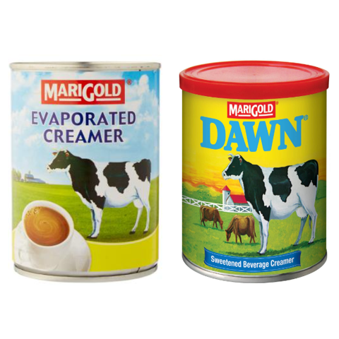 Marigold Dawn Sweetener/Evaporated Creamer (48cans) | Shopee Singapore