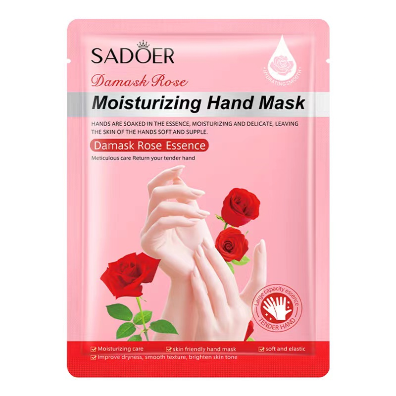 SADOER Luofmiss Nourishing Hand Mask & Foot Mask Rose/Goatmilk ...
