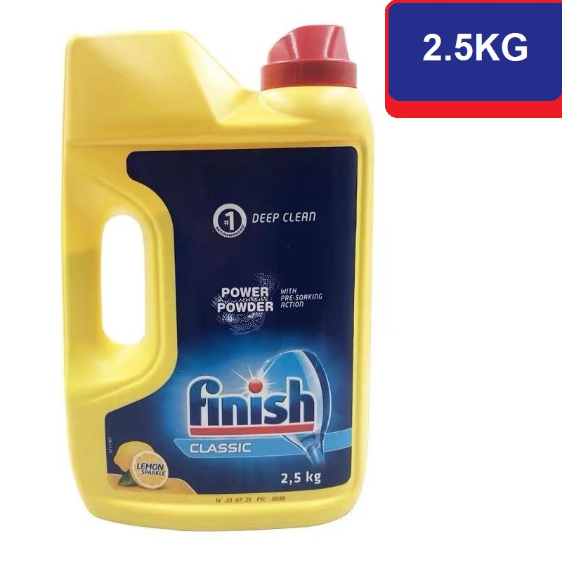 [SHIP FROM SG] 2.5KG/5KG FINISH CLASSIC DISHWASHER POWDER DEEP CLEAN ...