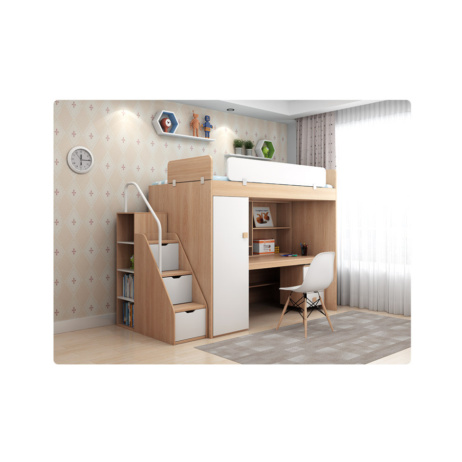 (Free Installation) (Customisable) Children's Mid Loft Bunk Bed Series ...