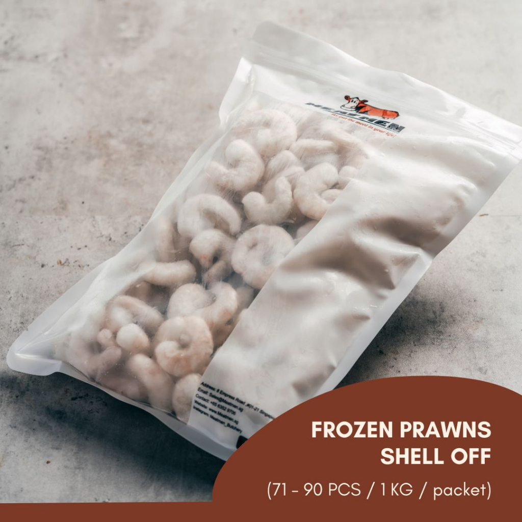 [FROZEN] PRAWN SHELL OFF (71 - 90 PCS) (1kg) | Shopee Singapore
