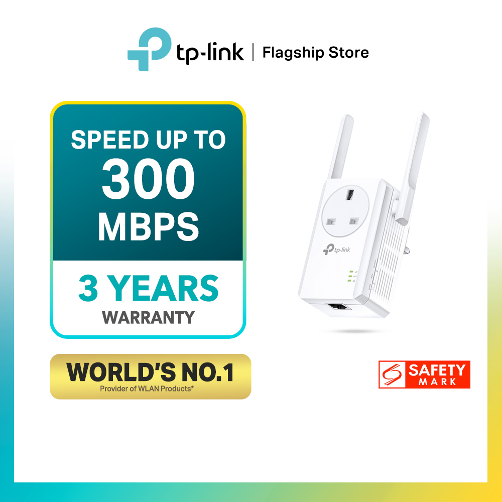 TP-Link Wi-Fi Range Extender & Booster with Passthrough TL-WA860RE N300 ...