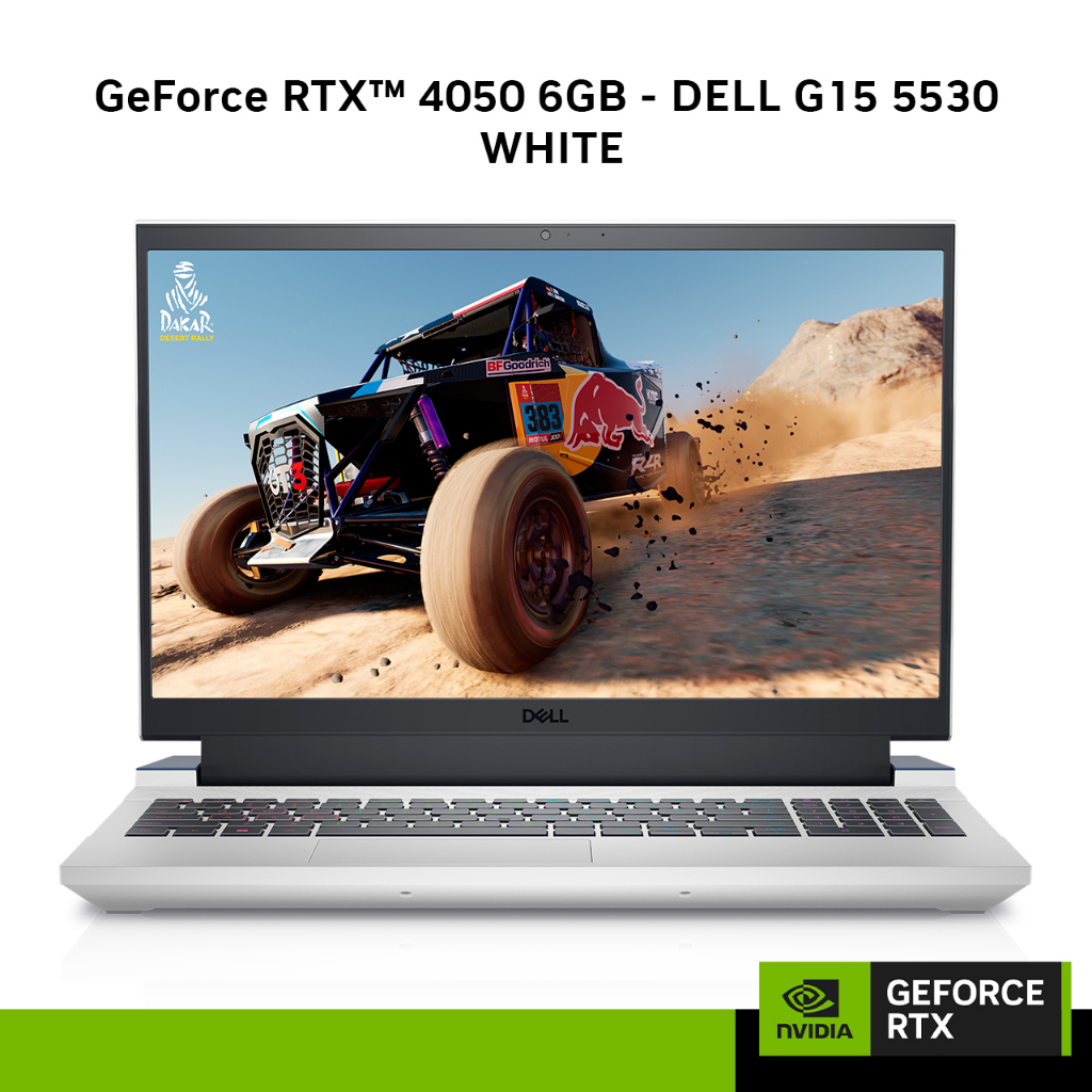 【Ready-Stock 】Nvidia GeForce RTX™ 4050 6GB - DELL G15 5530 WHITE (i7 ...